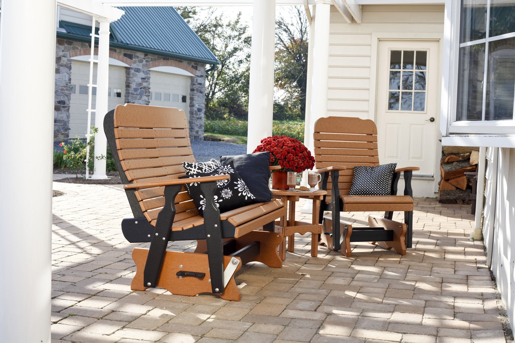 Amish Made | Poly Easy Glider Set | Amish Outdoor Furniture | Snyder's ...